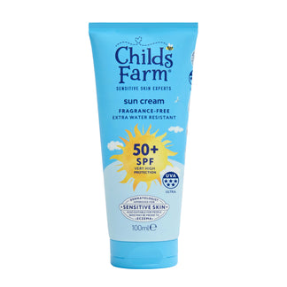 Childs Farm SPF 50+ Sun Cream for Sensitive Skin - Fragrance-Free ...